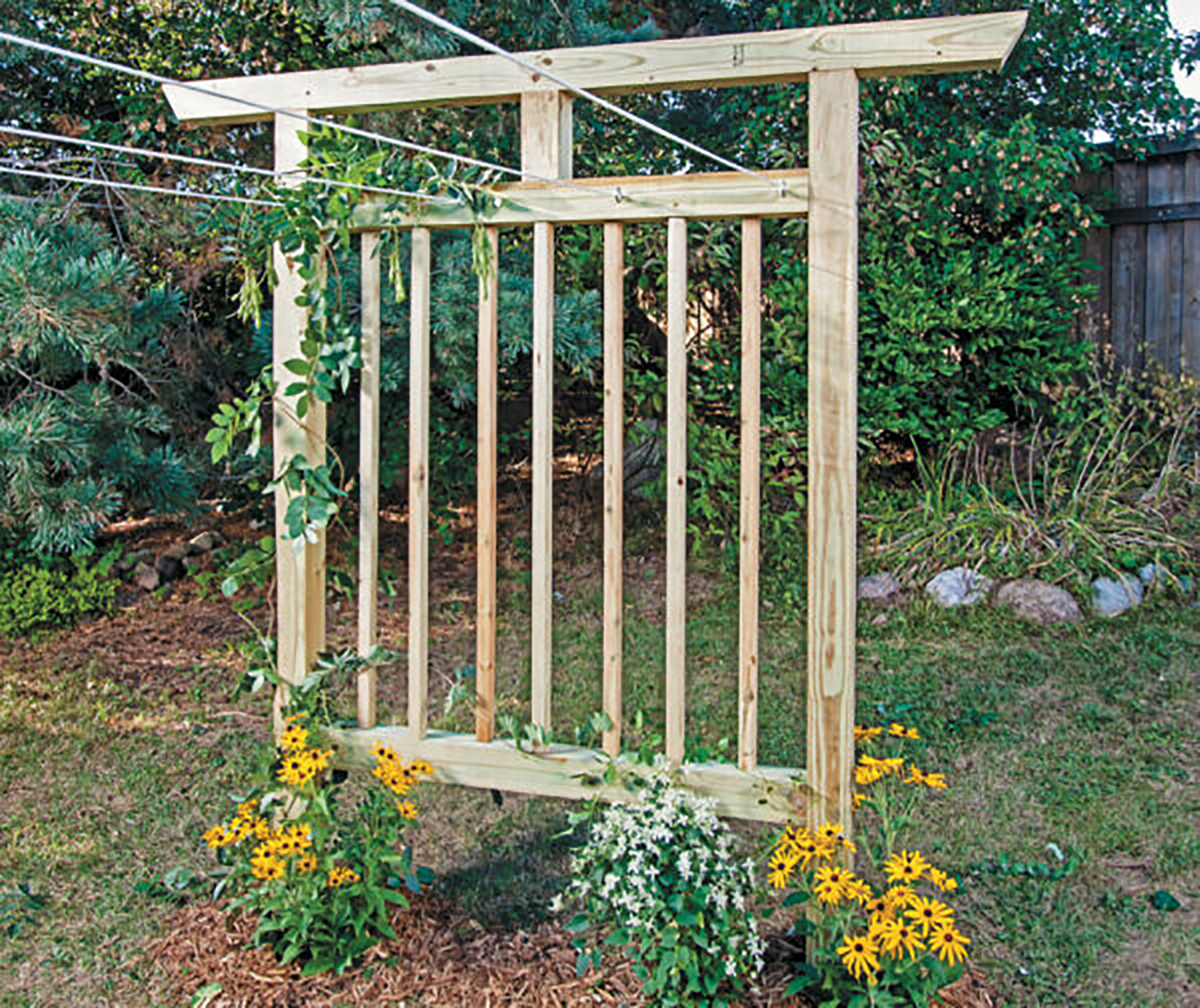 Wood Trellis Ideas: Multi-Purpose Garden Trellis Plans – Mother Earth News